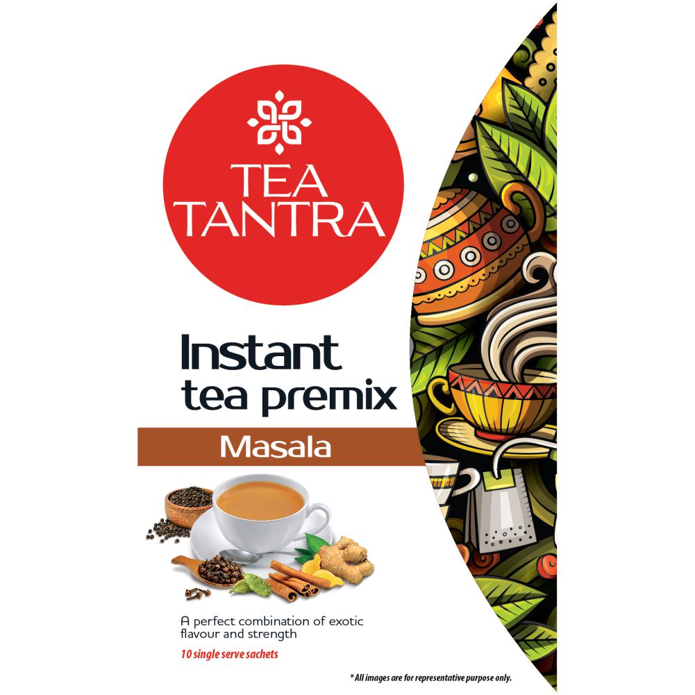 Vikram Tea Tantra Instant Masala Tea Premix powder - 10 Sachets - Veeha ...