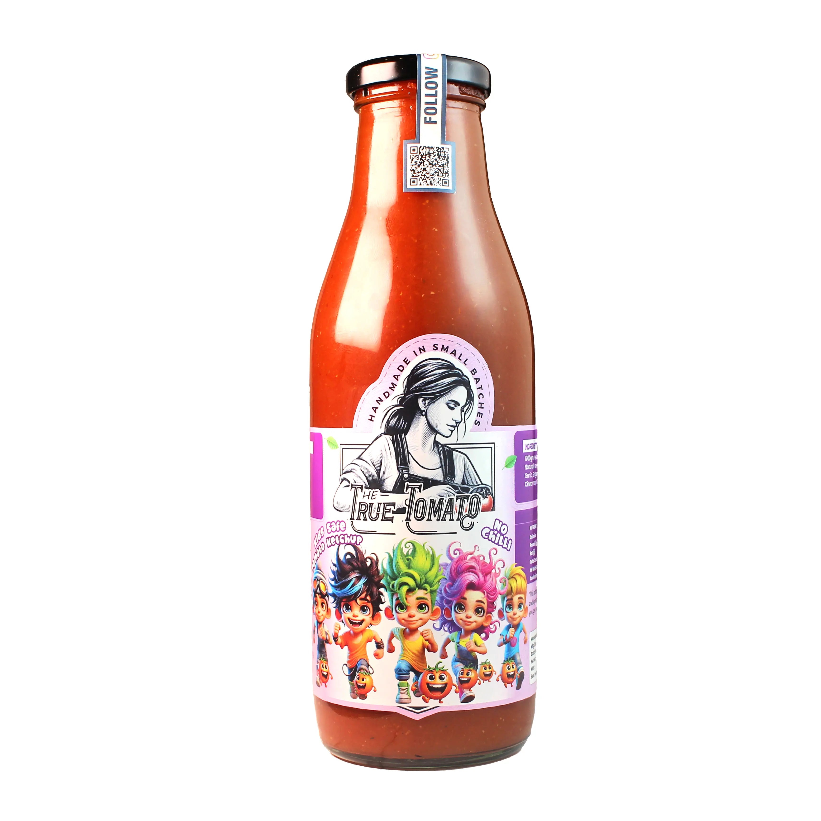 The True Tomato Kids No Chilli Ketchup - 550 gms - Veeha Foods