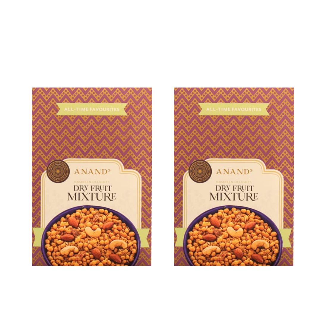 Anand Dry Fruit Namkeen Mixture - 200 gms (Pack of 2) - Veeha Foods