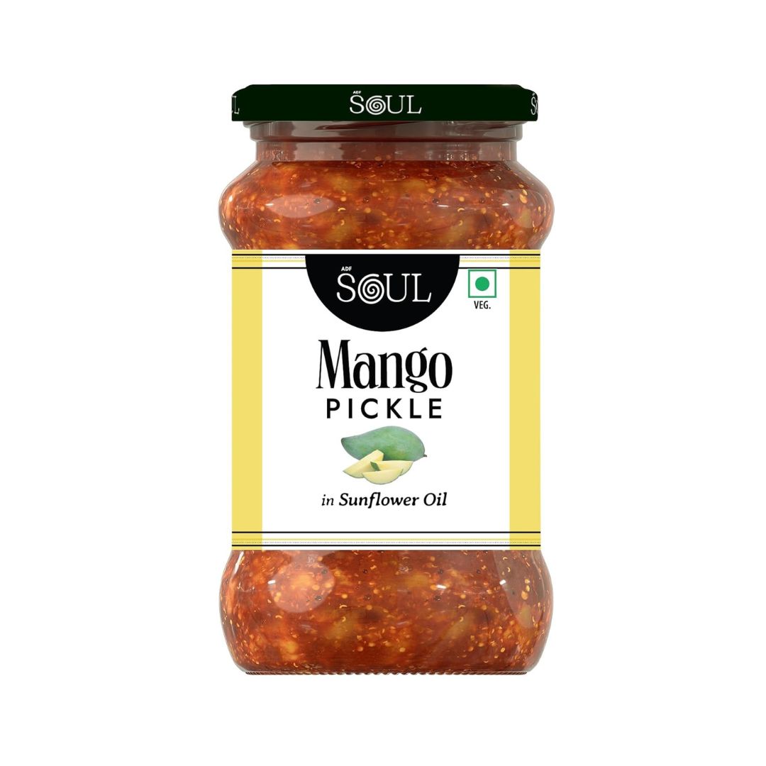 Adf Soul Mango Pickle - 380 gms - Veeha Foods
