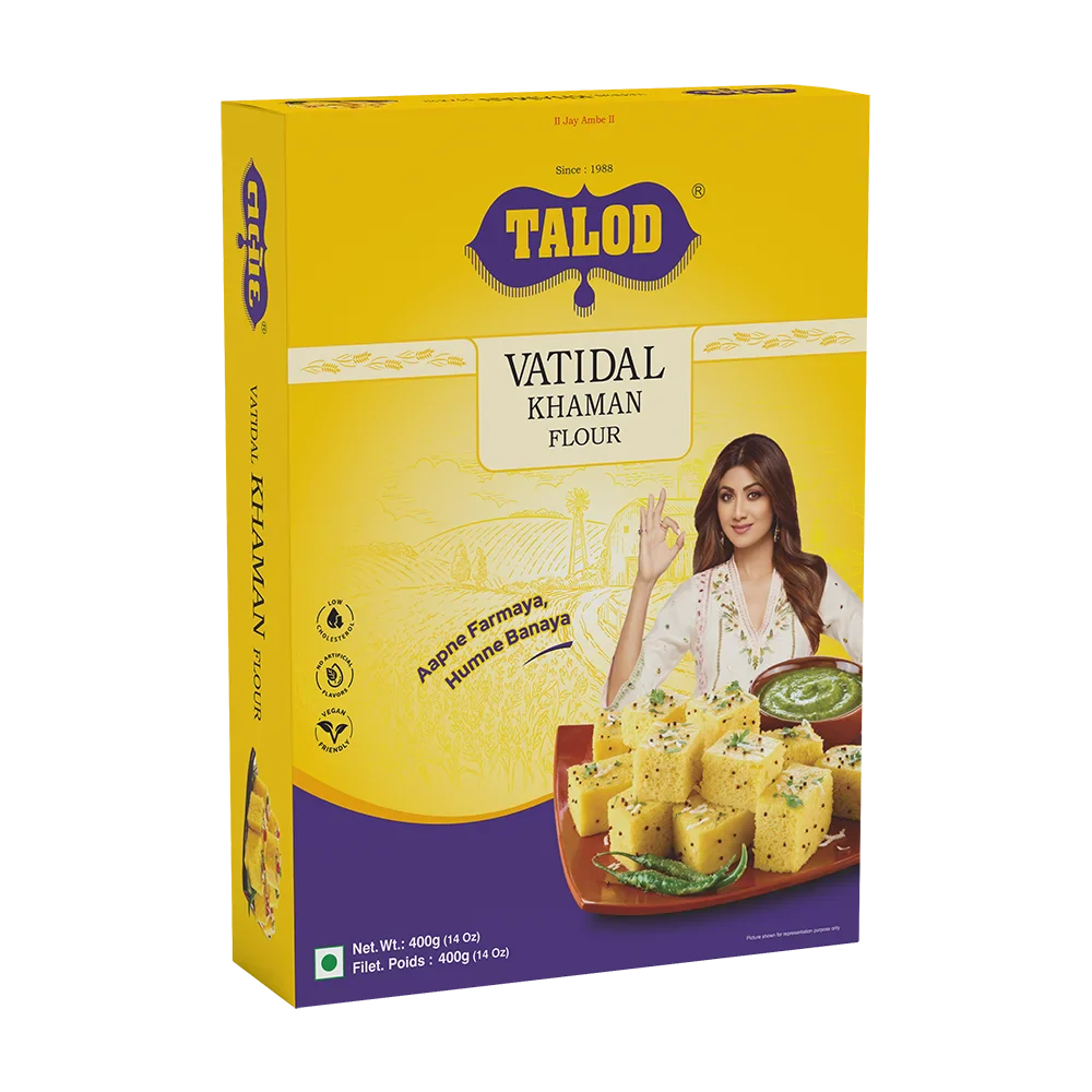 Talod Vatidal Khaman Instant Mix Flour - 400 gms - Veeha Foods