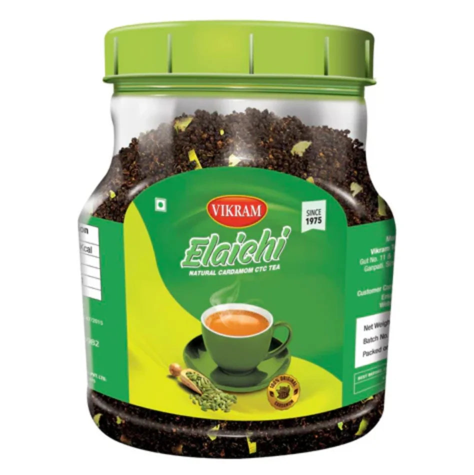 Vikram Elaichi Tea - 500 gms Jar - Veeha Foods