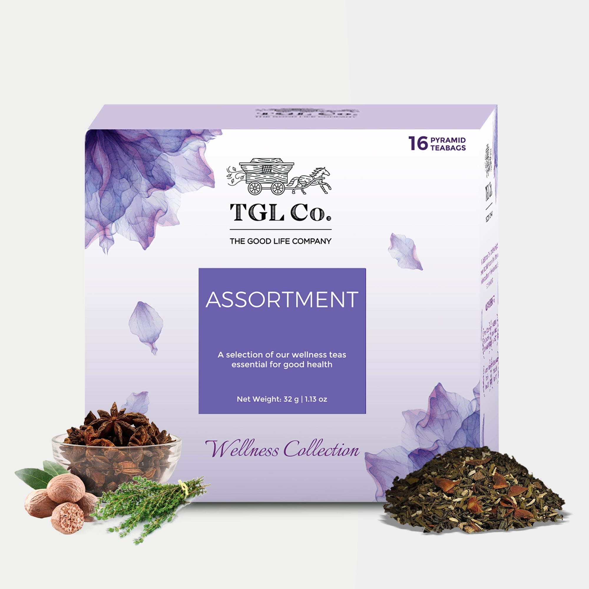 TGL Company Wellness - Assortment Green Tea – Veeha Foods