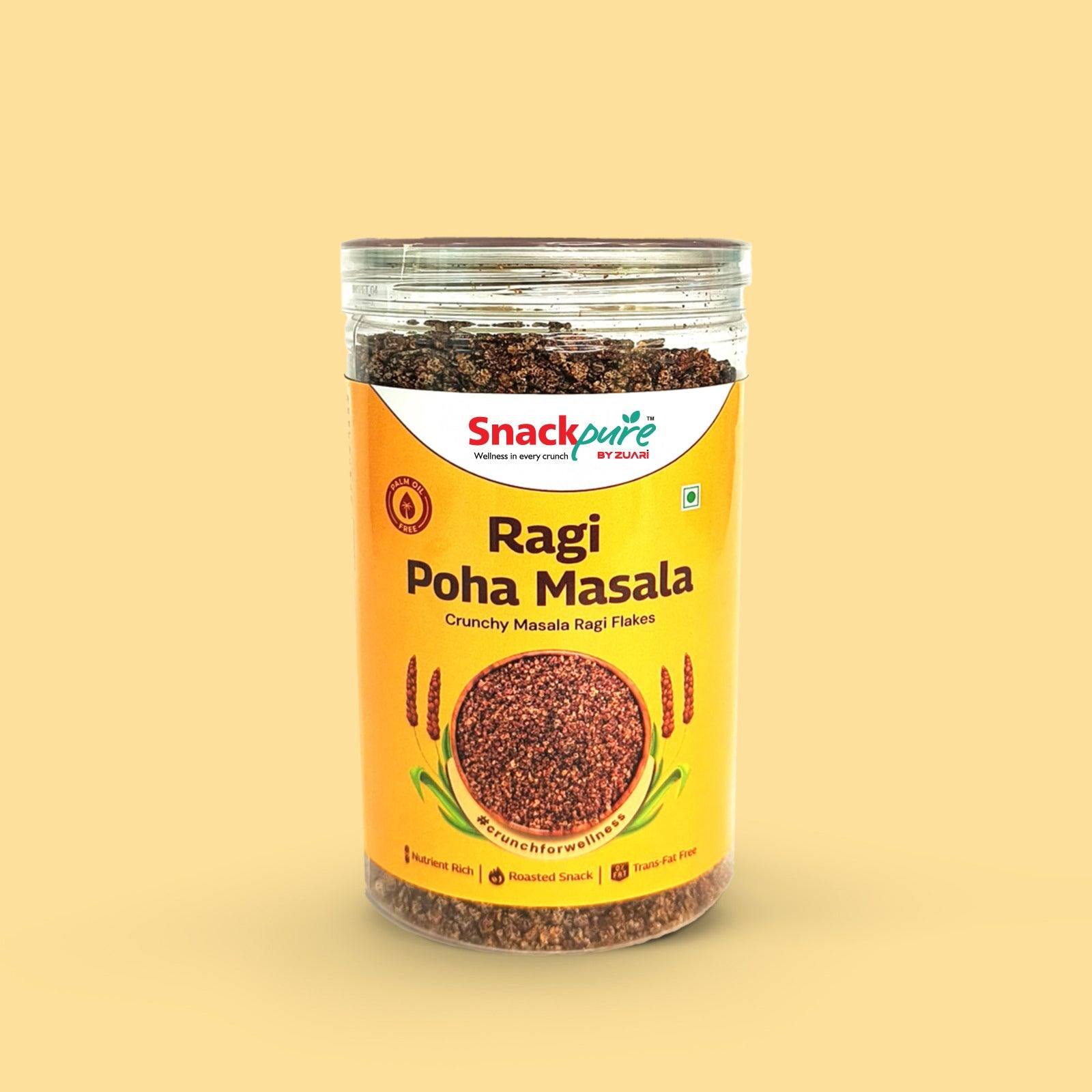 SnackPure Ragi Poha Masala - 200 gms – Veeha Foods