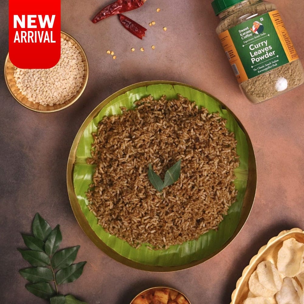 Sweet Karam Coffee Curry Leaves Powder - 180 gms - Veeha Foods