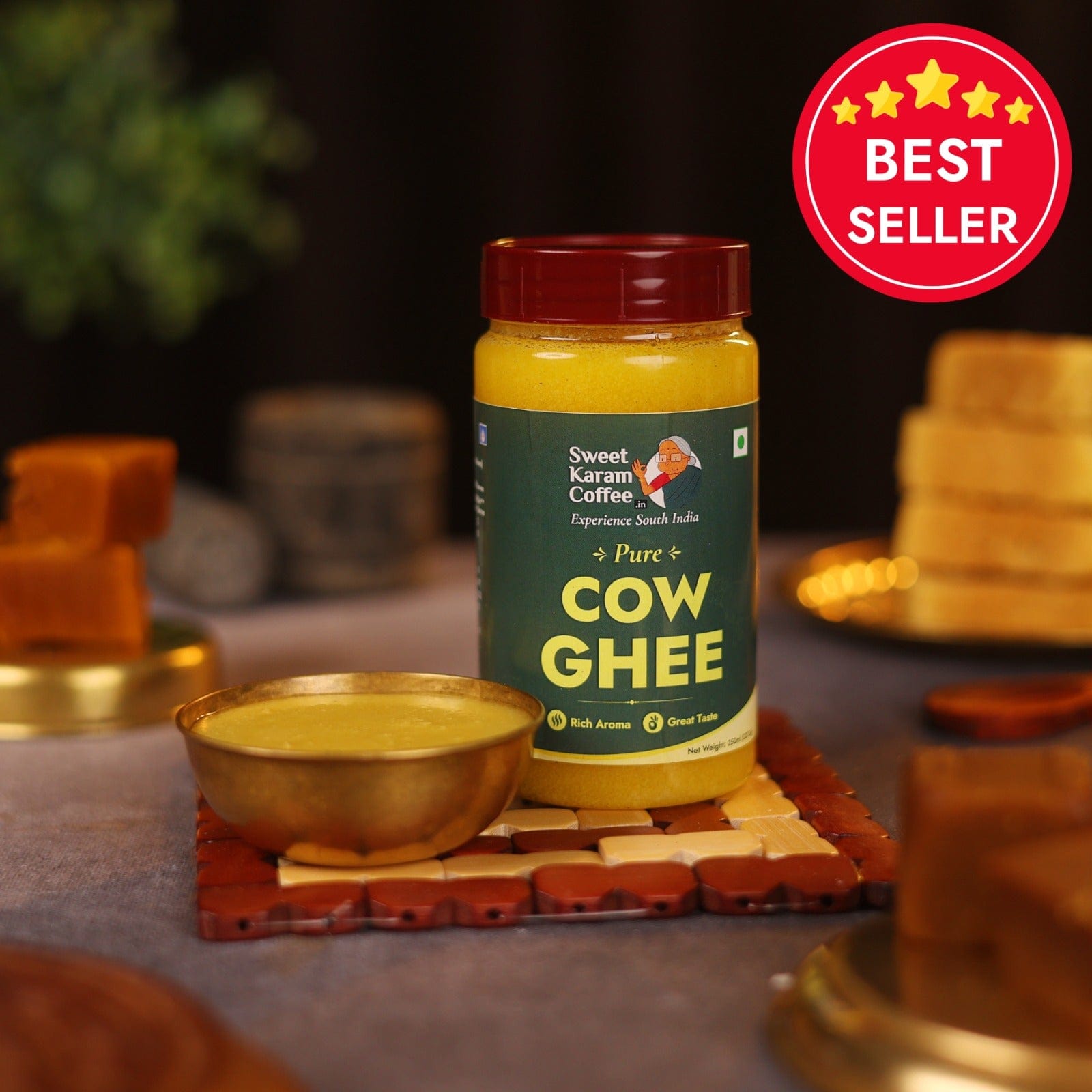 Sweet Karam Coffee Pure Cow Ghee - Veeha Foods