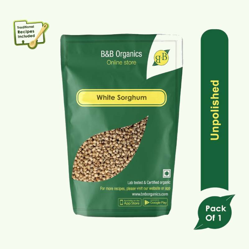 B&B Organics White Sorghum Whole Grain – Veeha Foods