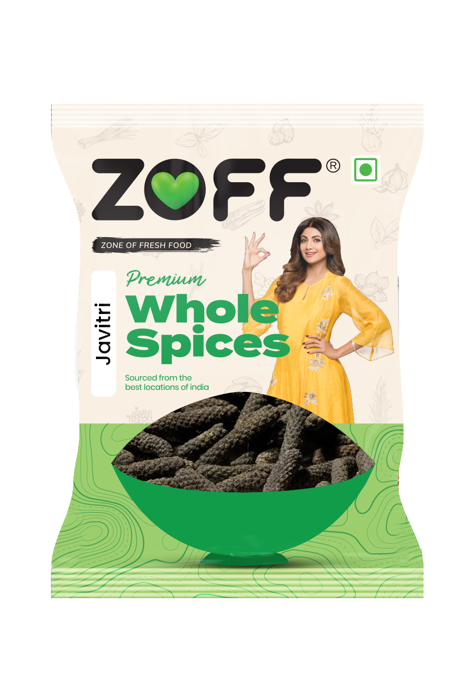 Zoff Long Pepper/Pipal Whole - 25 gms - Veeha Foods