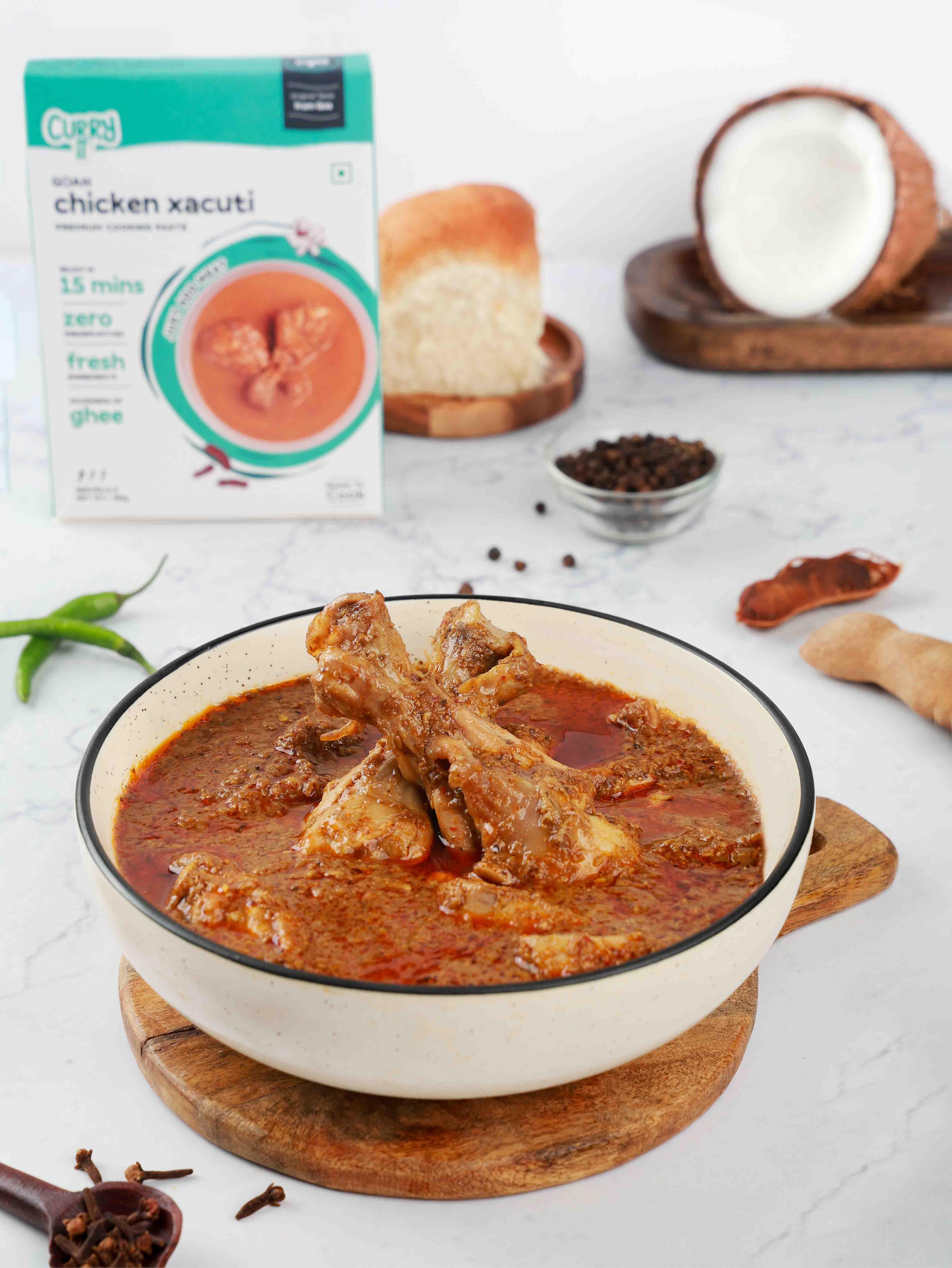 Curryit Goan Chicken Xacuti - 250 gms - Veeha Foods