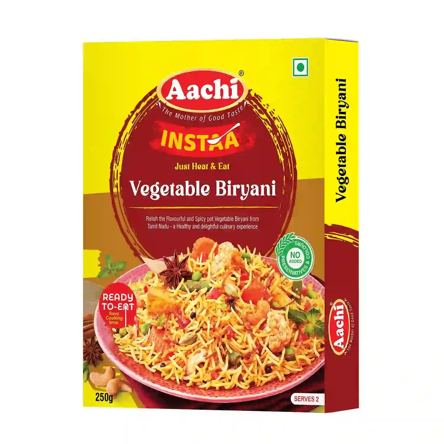 Aachi Instant Vegetable Biryani - 250 gms - Veeha Foods