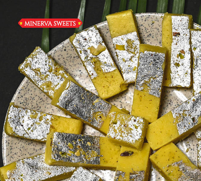 Minerva Sweets Vanilla Barfi - Veeha Foods