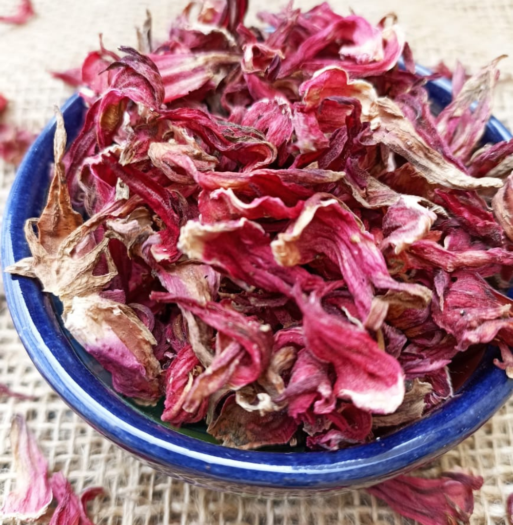 Bio Basics Dried Roselle Calyx - 100 gms - Veeha Foods