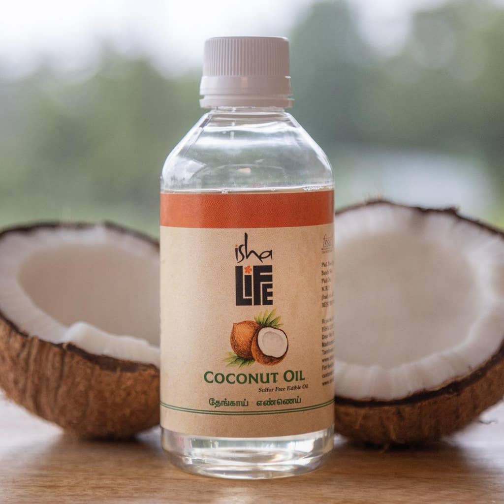 Isha Life Coconut Oil - 200 ml - Veeha Foods