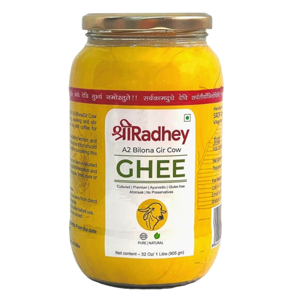 Shreeradhey A2 Gir Cow Ghee - 1000 ml – Veeha Foods