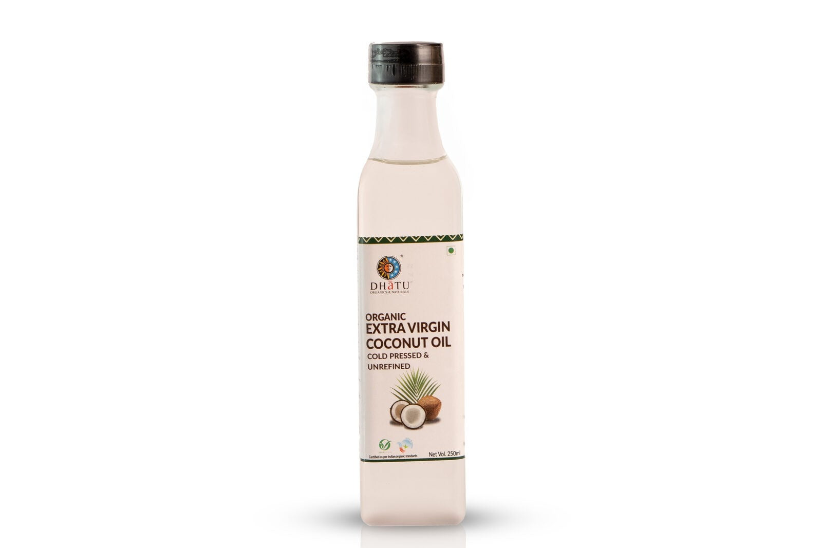 Dhatu Organic Extra Virgin Coconut Oil - 250 ml - Veeha Foods