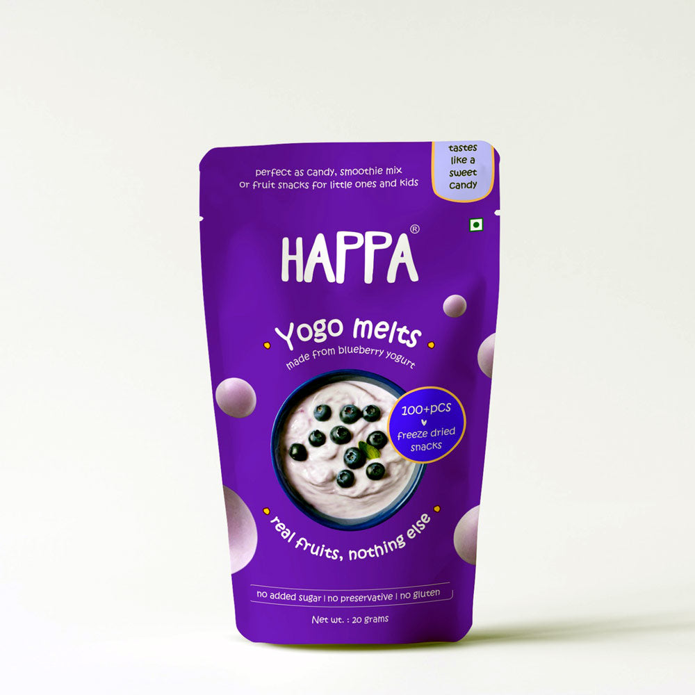 Happa Blueberry yogurt Melts - Veeha Foods