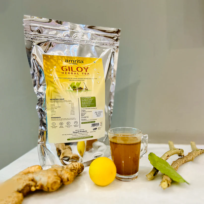 Amrita Naturals Giloy Tea - 1 Kg - Veeha Foods