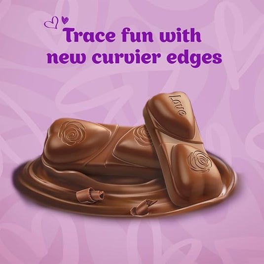 Cadbury Dairy Milk Silk Heart Shaped Valentine's Chocolate Gift Box- 1 ...