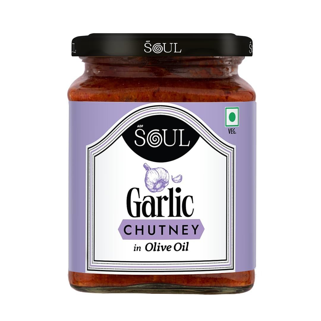 Adf Soul Garlic Chutney - 275 gms - Veeha Foods