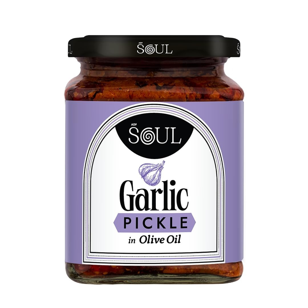 Adf Soul Garlic Pickle - 275 gms - Veeha Foods
