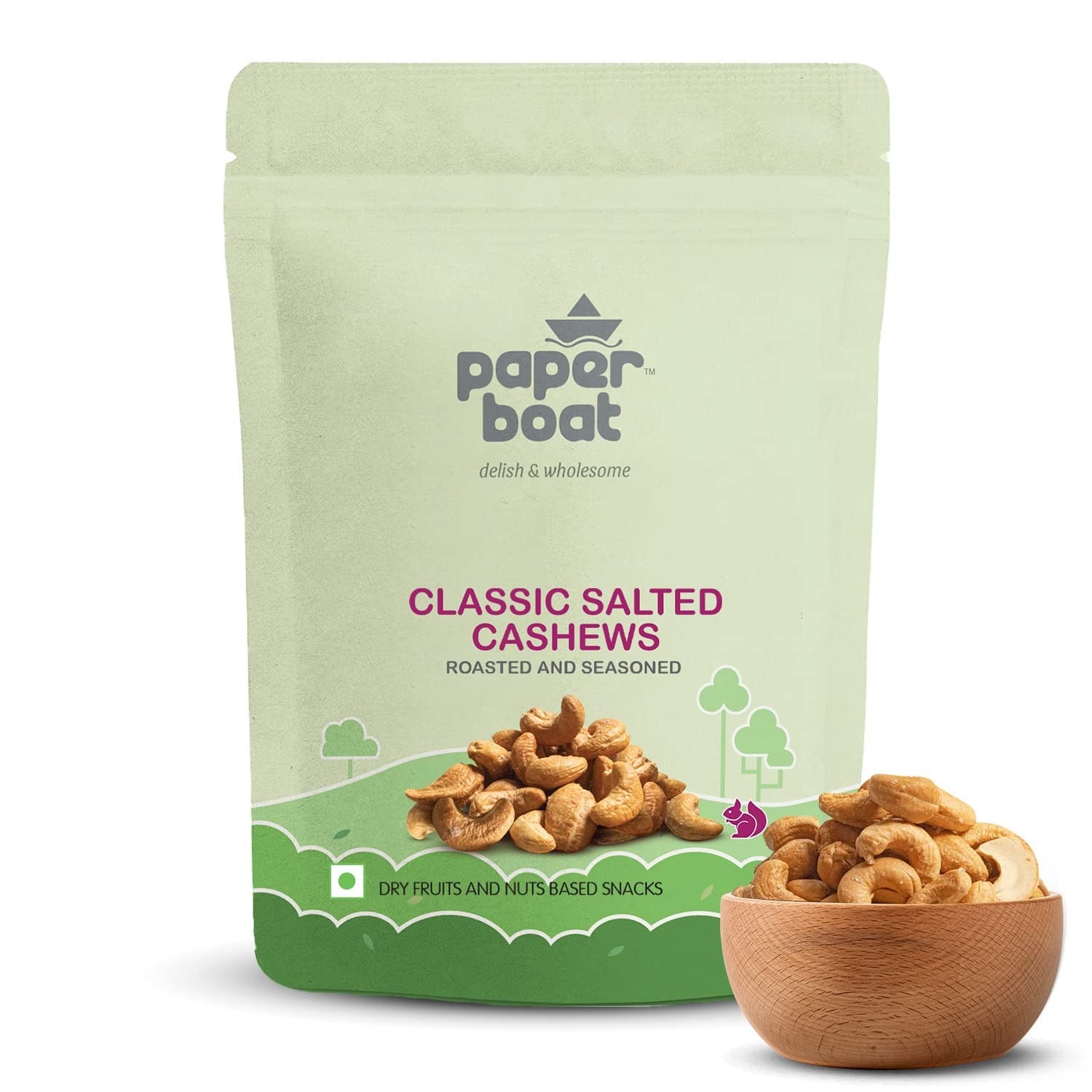 Paper Boat Classic Salted Cashews - 200 gms - Veeha Foods