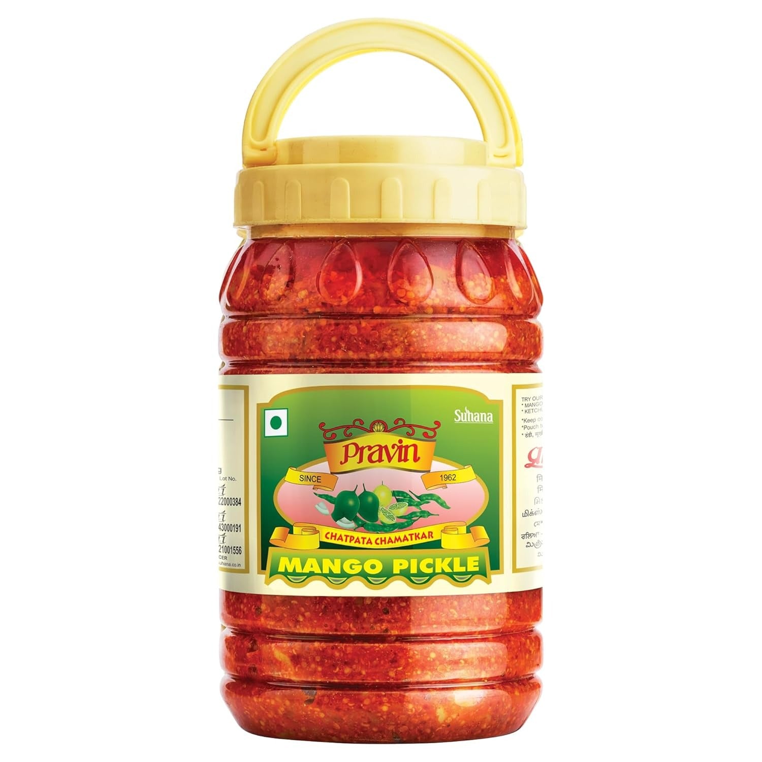 Pravin Fresh Mango Pickle - 1kg - Veeha Foods