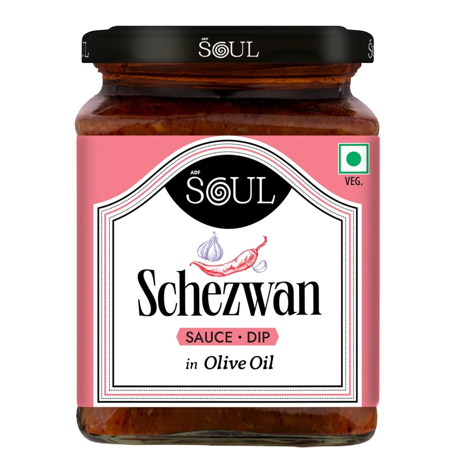 Adf Soul Schezwan Chilli Sauce - 265 gms - Veeha Foods