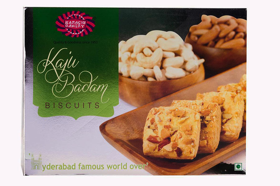 Karachi Bakery Kaju Badam Biscuit - 400 gms - Veeha Foods