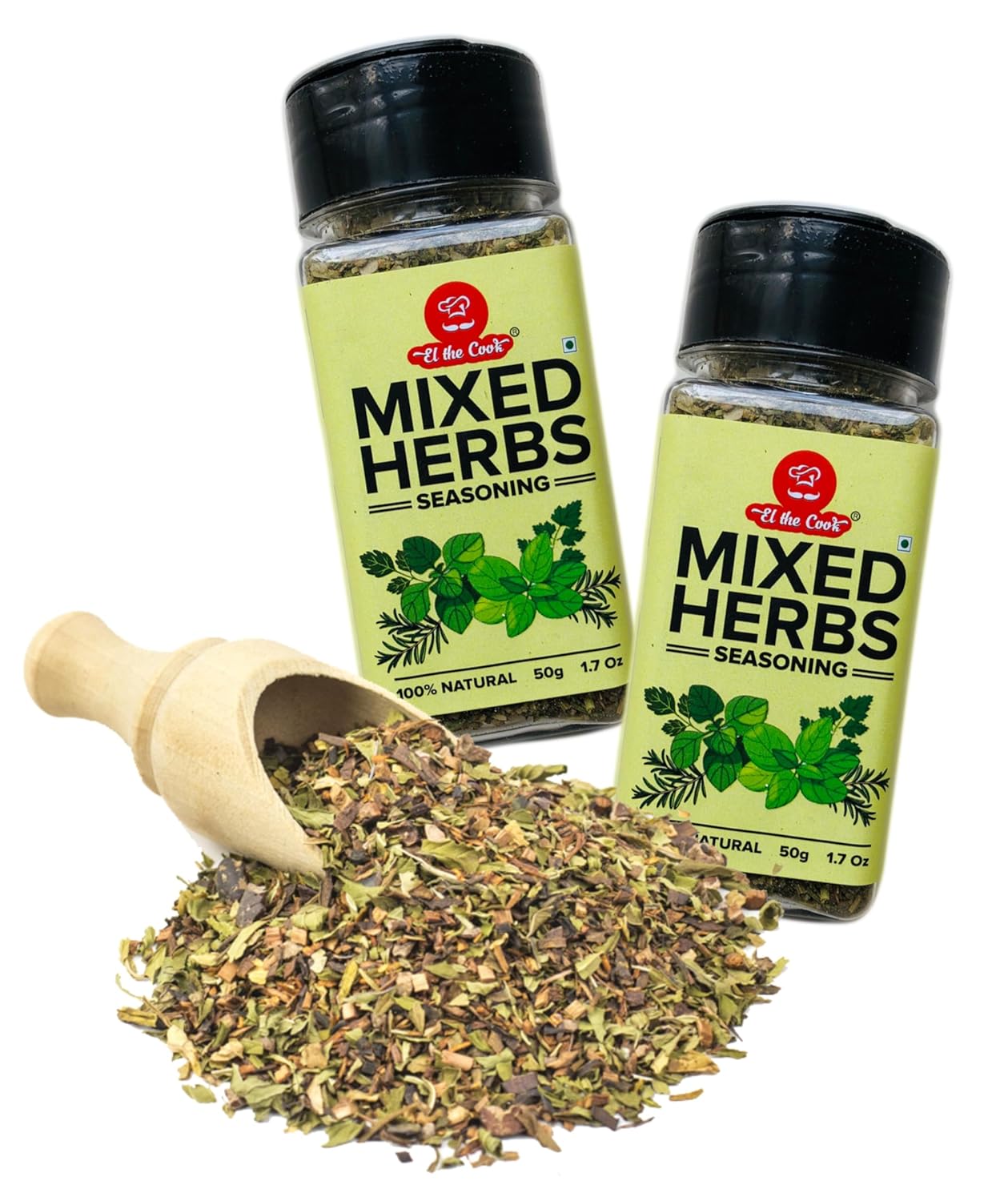 El The Cook Mixed Herbs Seasoning - 50 gms (Pack of 2) - Veeha Foods