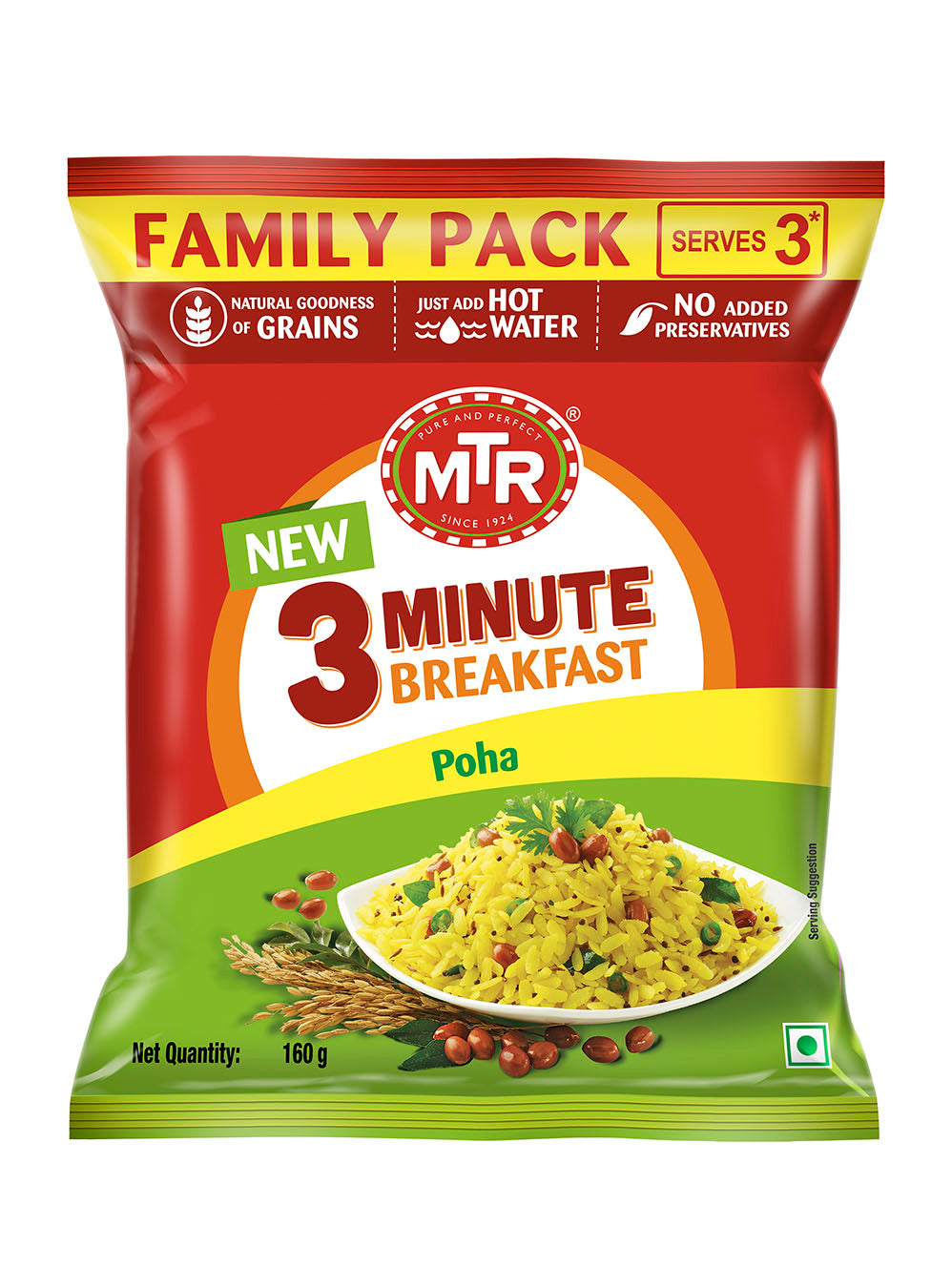 MTR 3 Minute Poha -160 gms - Veeha Foods