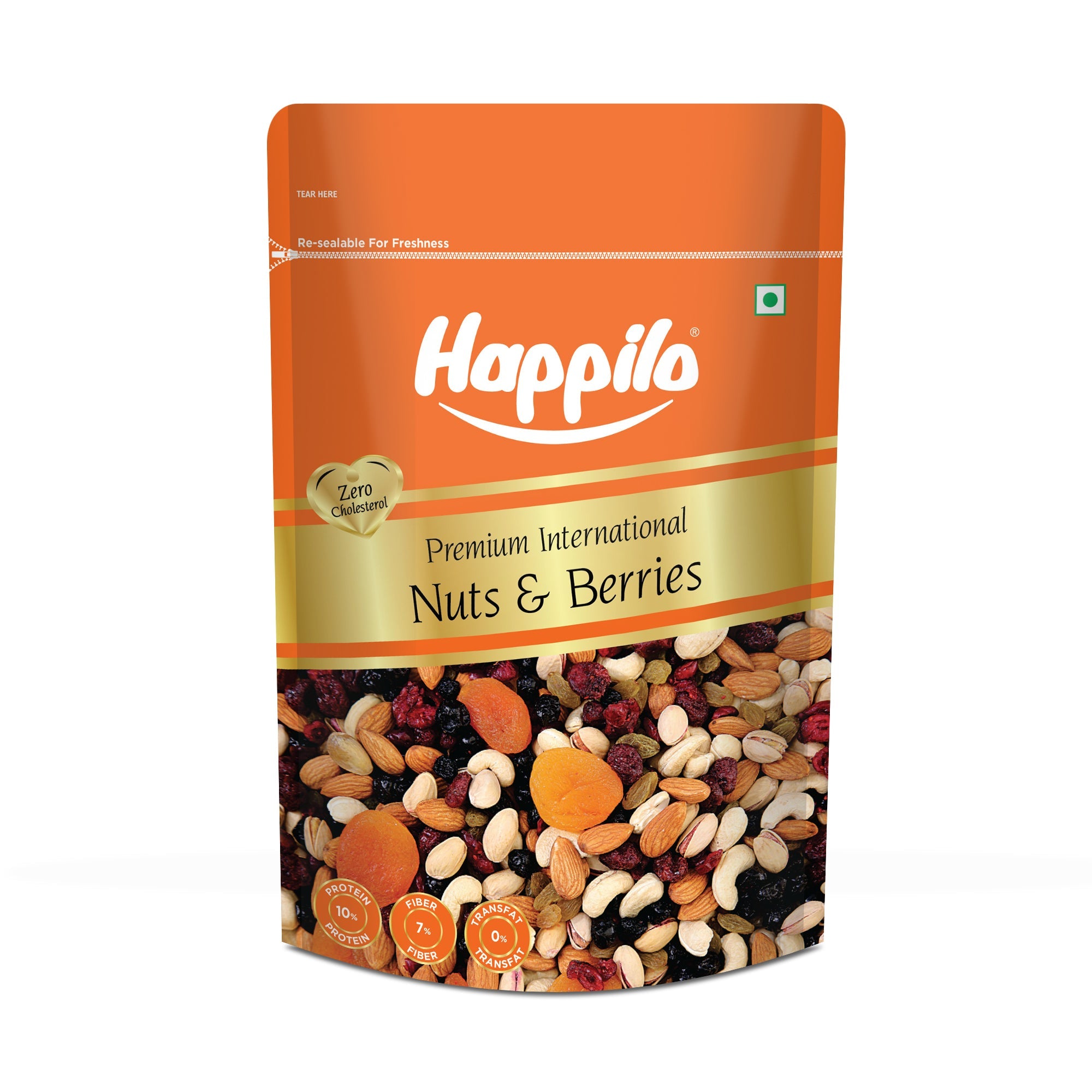 Happilo Healthy & Tasty Premium Nuts and Berries Mix - 200 gms - Veeha ...