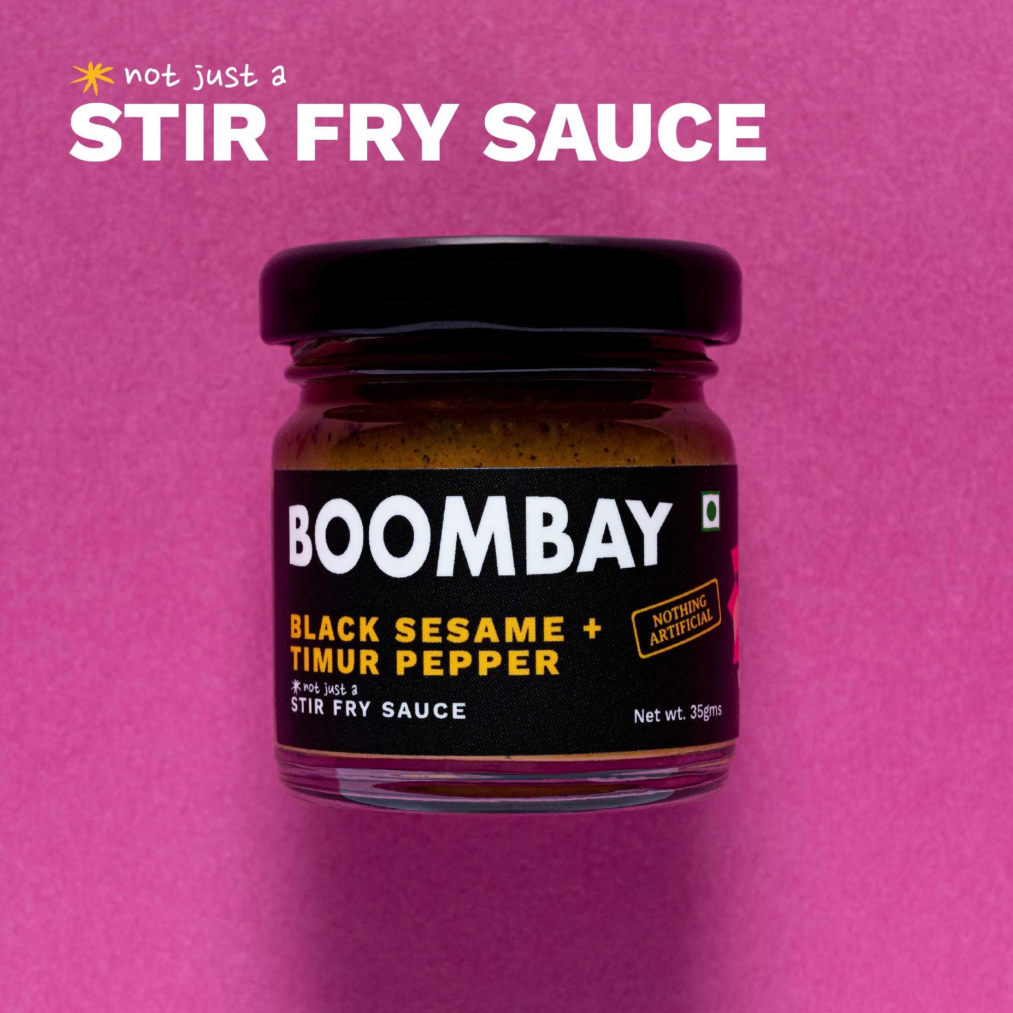 Boombay Smallie Black Sesame + Timur Pepper - 35 gms – Veeha Foods