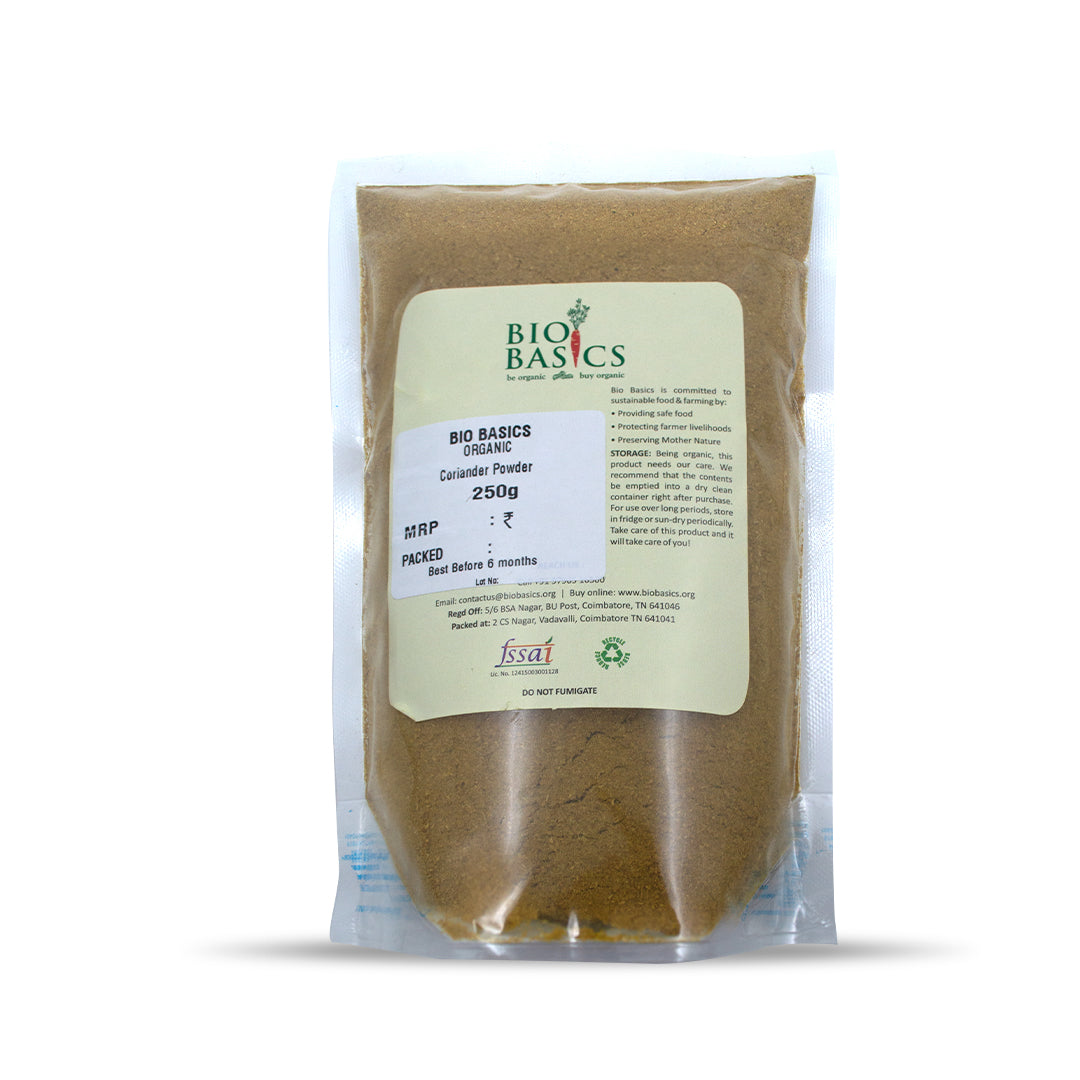 Bio Basics Organic Coriander Powder – Veeha Foods