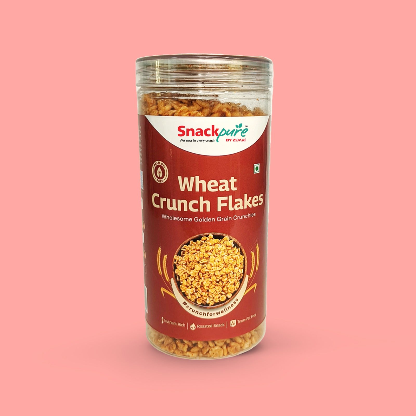 SnackPure Wheat Crunch Flakes – Veeha Foods